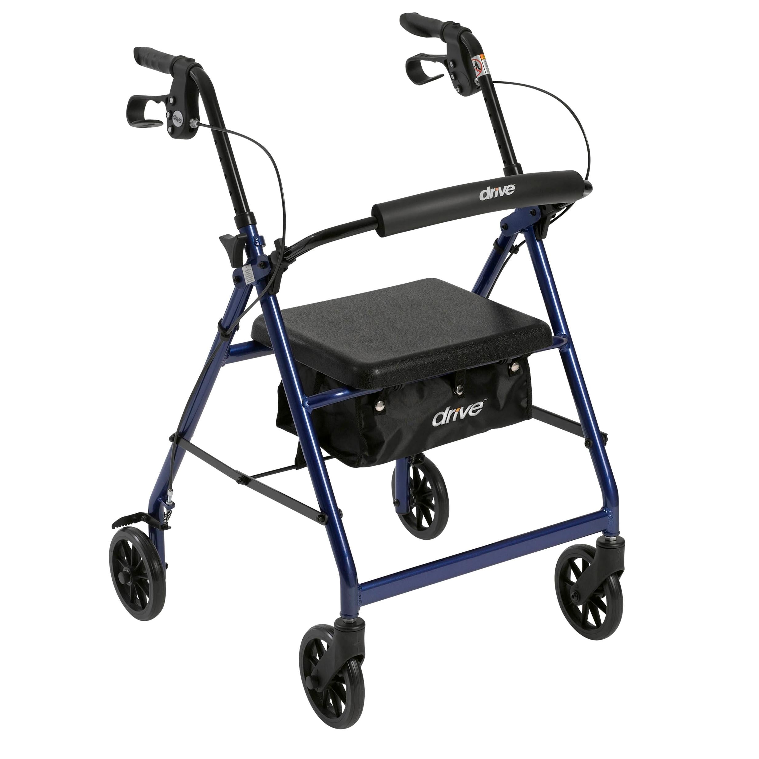 Drive 4-Wheel Rollator – Comfort, Stability & Mobility in One – Grace Aging